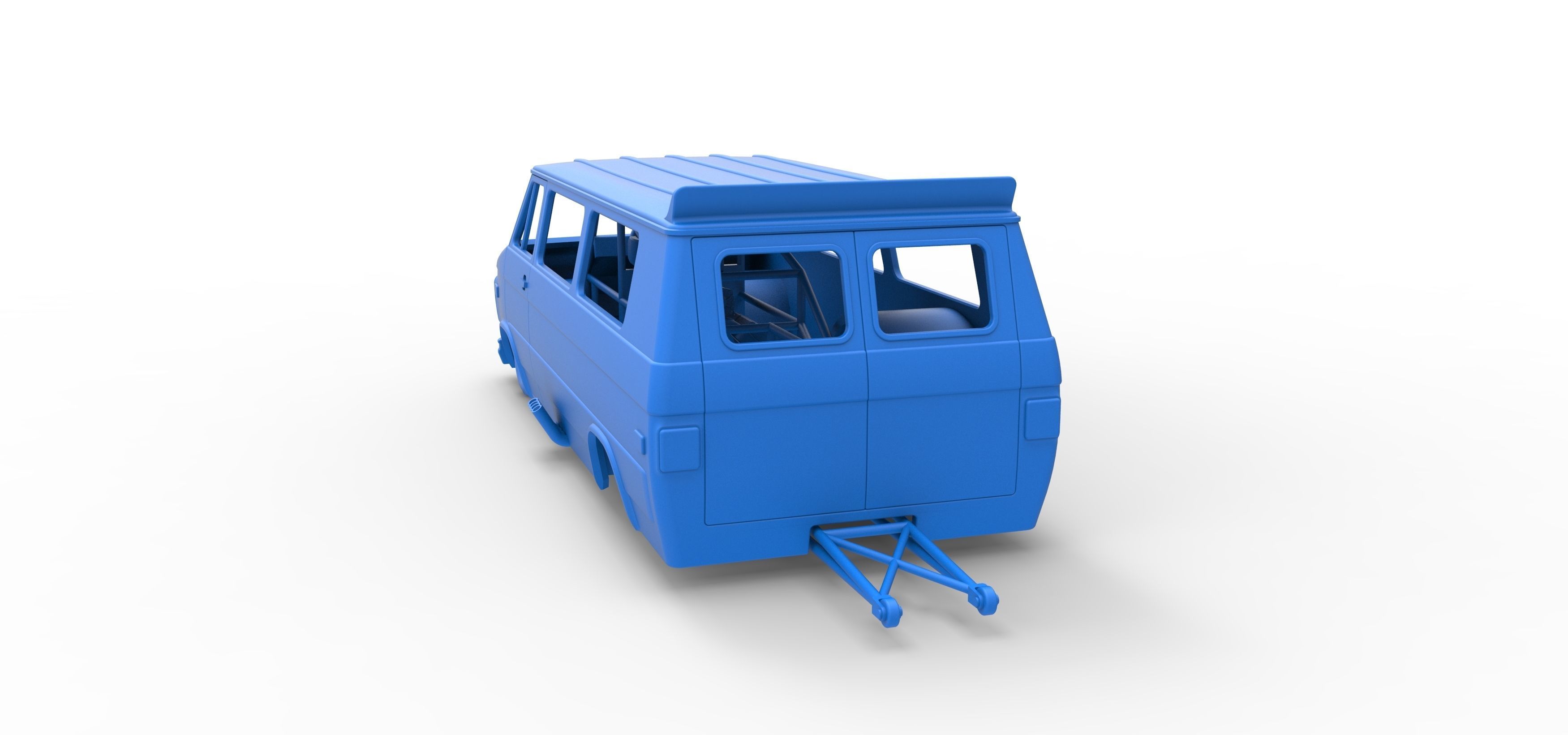 Diecast Dragster Van Scale 1 to 25 3D model 3D printable | CGTrader