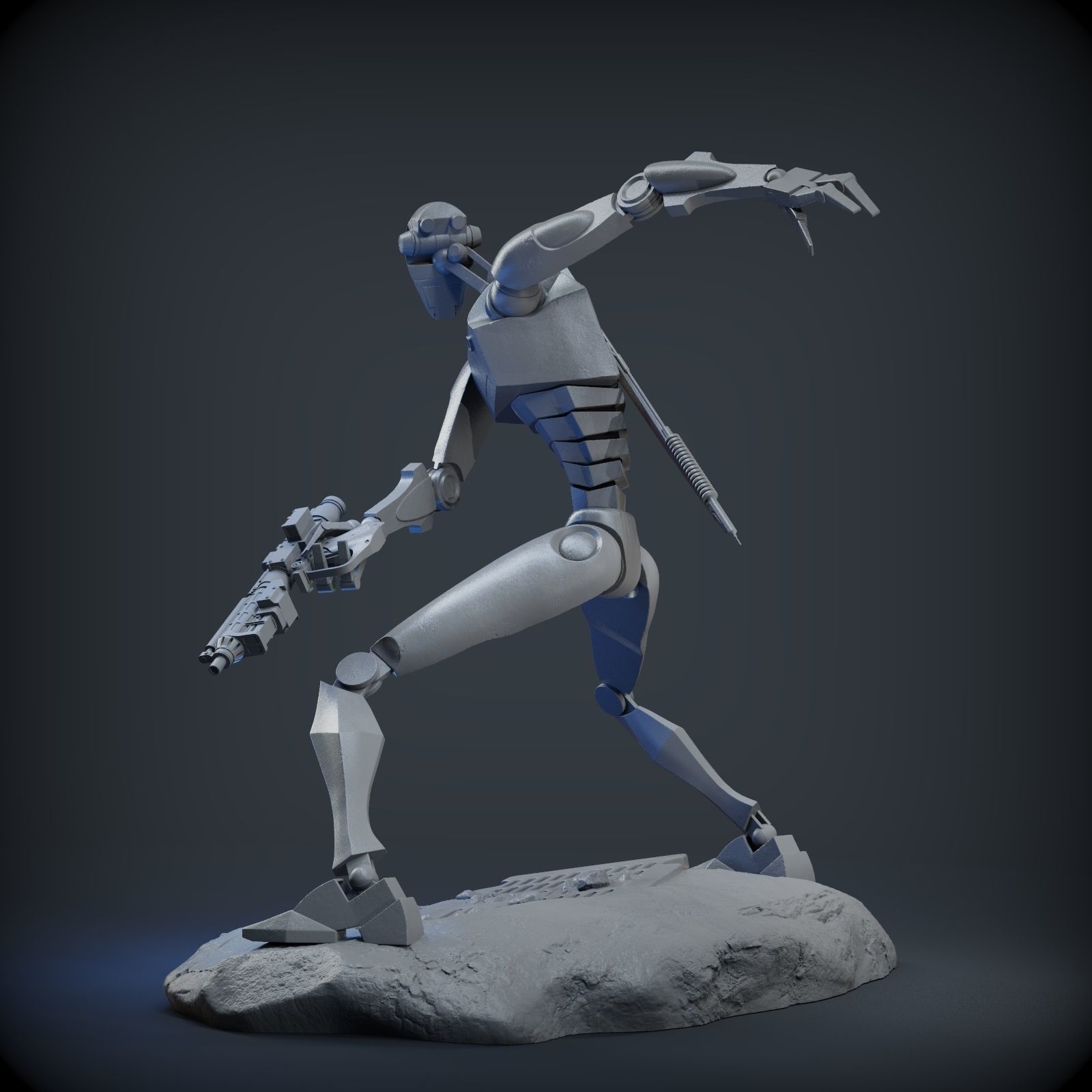 BX COMMANDO DROID FROM CLONE WARS 3D model 3D printable | CGTrader