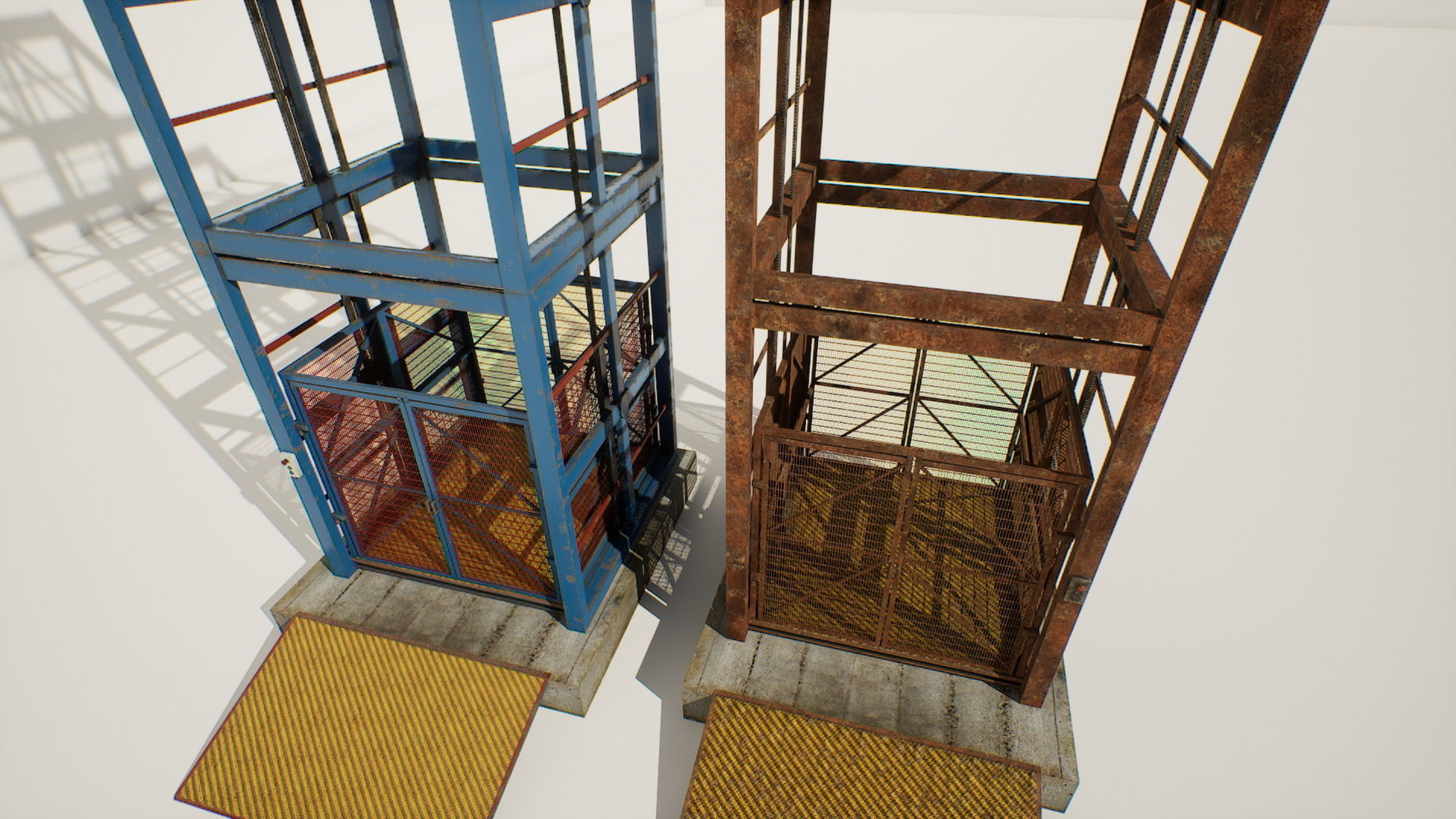 3D model Industrial Elevator Modular VR / AR / low-poly | CGTrader