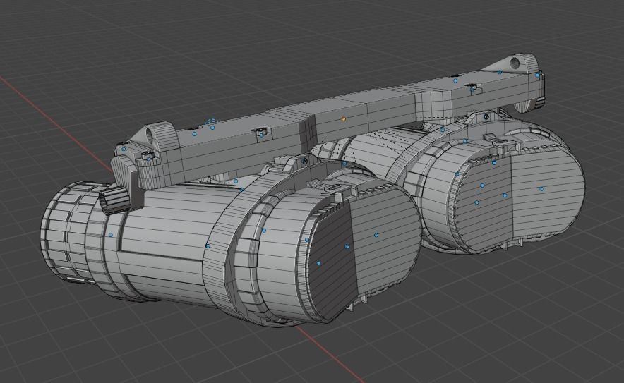 3D model L3HARRIS GPNVG GROUND PANORAMIC NIGHT VISION GOGGLE QUAD LENS ...