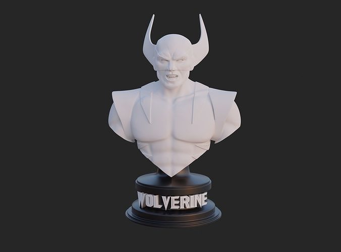Wolverine 3D model 3D printable | CGTrader