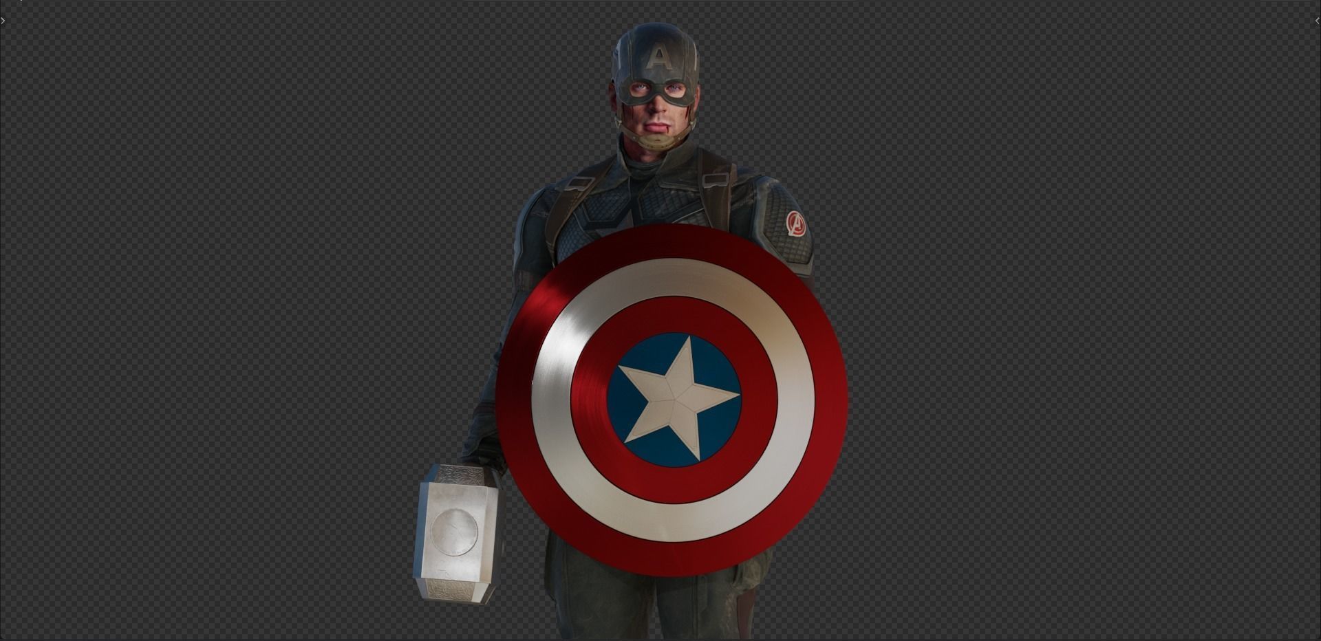 Captain America Steve Rogers from Avengers Endgame 3D model animated rigged | CGTrader