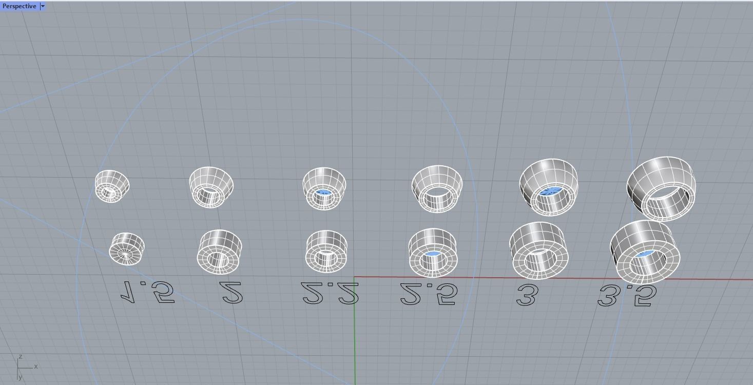 Collection Stone Setting Ready made Chaton 3D model 3D printable | CGTrader