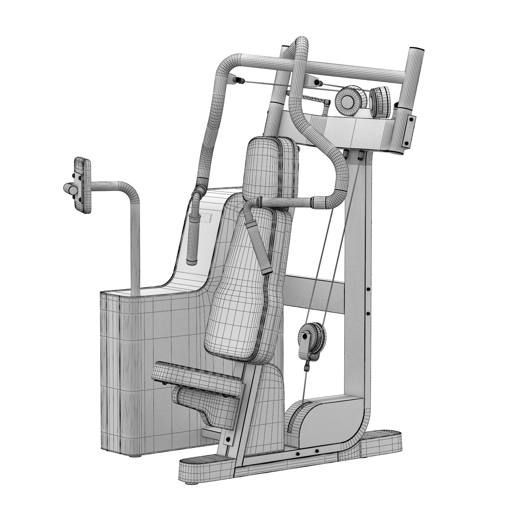Biostrength Chest Press 3D model | CGTrader