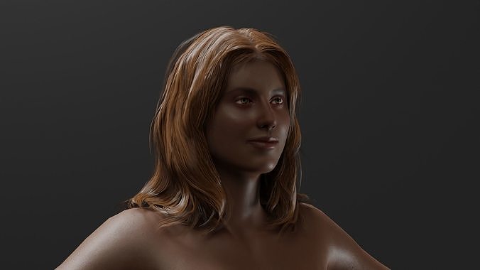Realistic Female - Ruth 3D model rigged | CGTrader