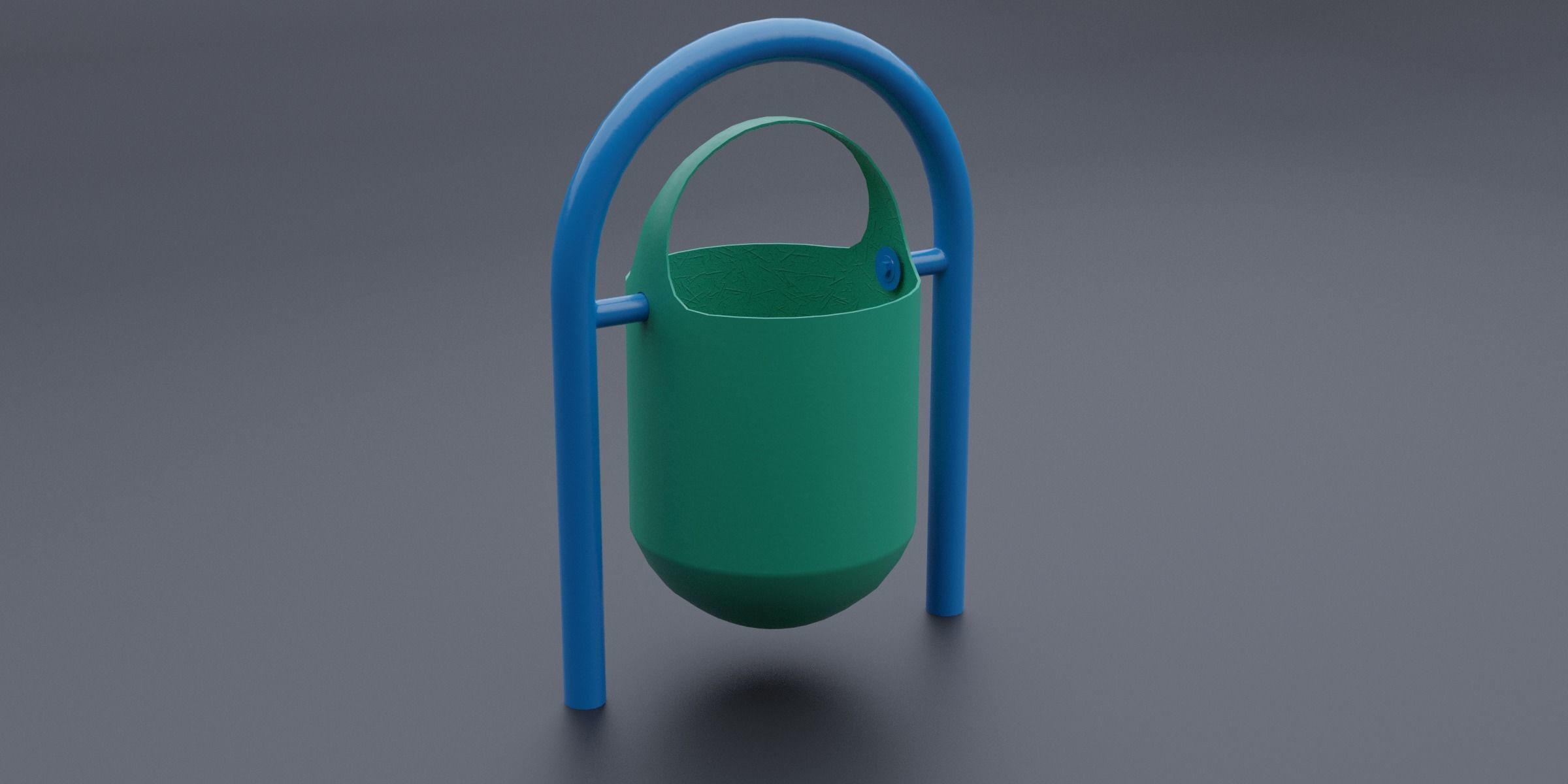 3D model Trash bins VR / AR / low-poly | CGTrader