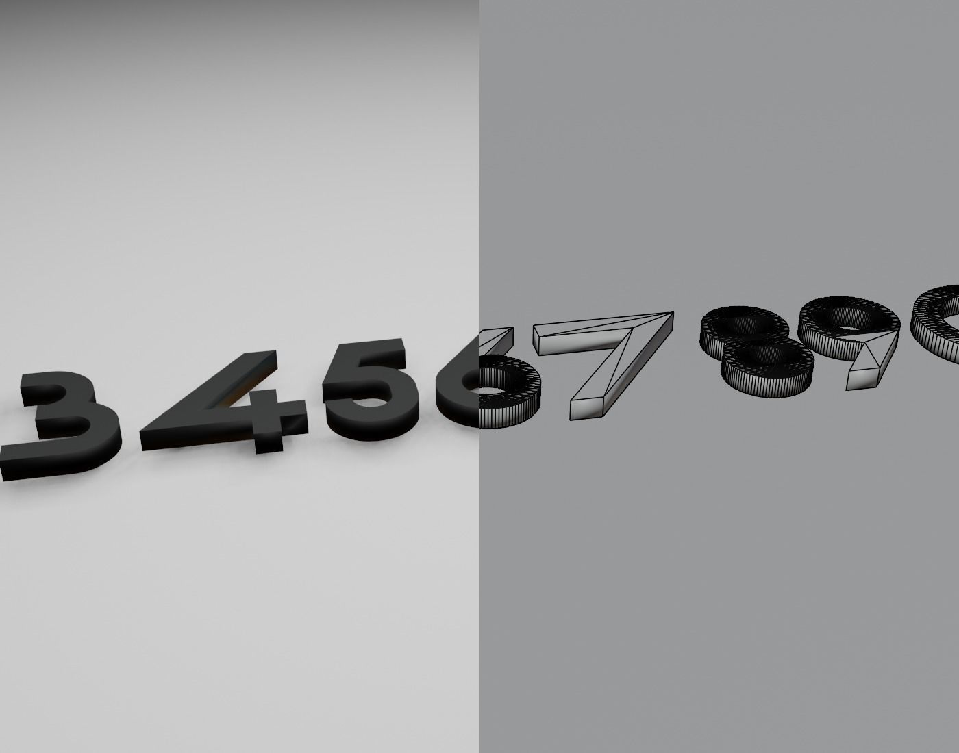 Gerhaus Text Font 3D Printing STL Collection 3D model 3D printable ...