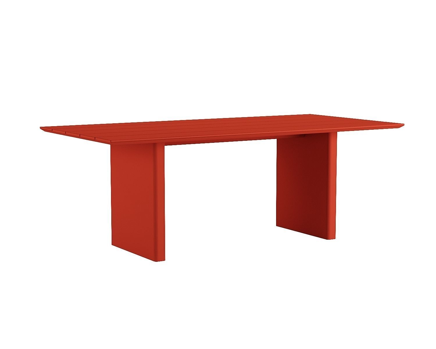 BALMAIN TEAK RECTANGULAR DINING TABLE 3D model | CGTrader