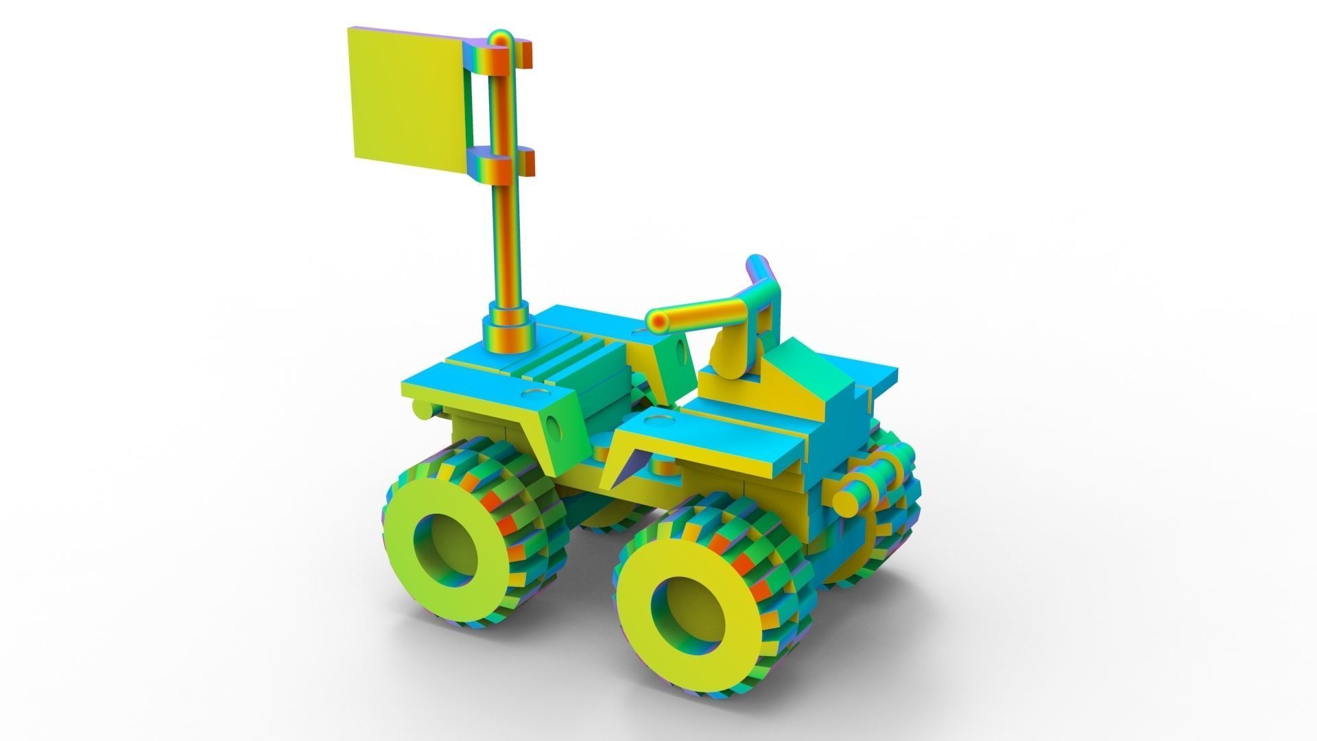 Simple Lego CAR in STEP file format free 3D model 3D printable | CGTrader