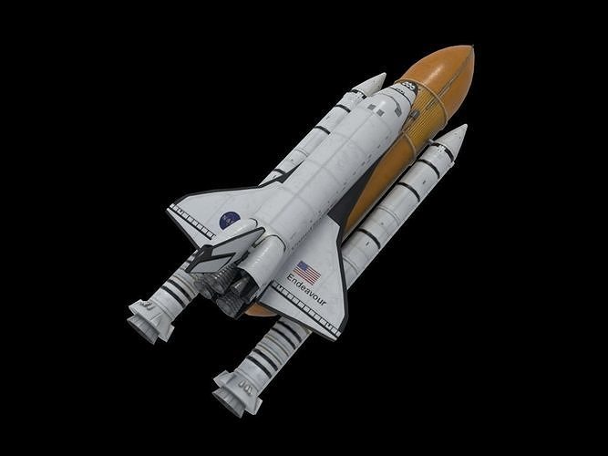 3D model Space Shuttle VR / AR / low-poly | CGTrader