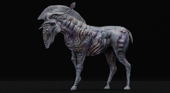 3D model Horse Alien Creature VR / AR / low-poly | CGTrader