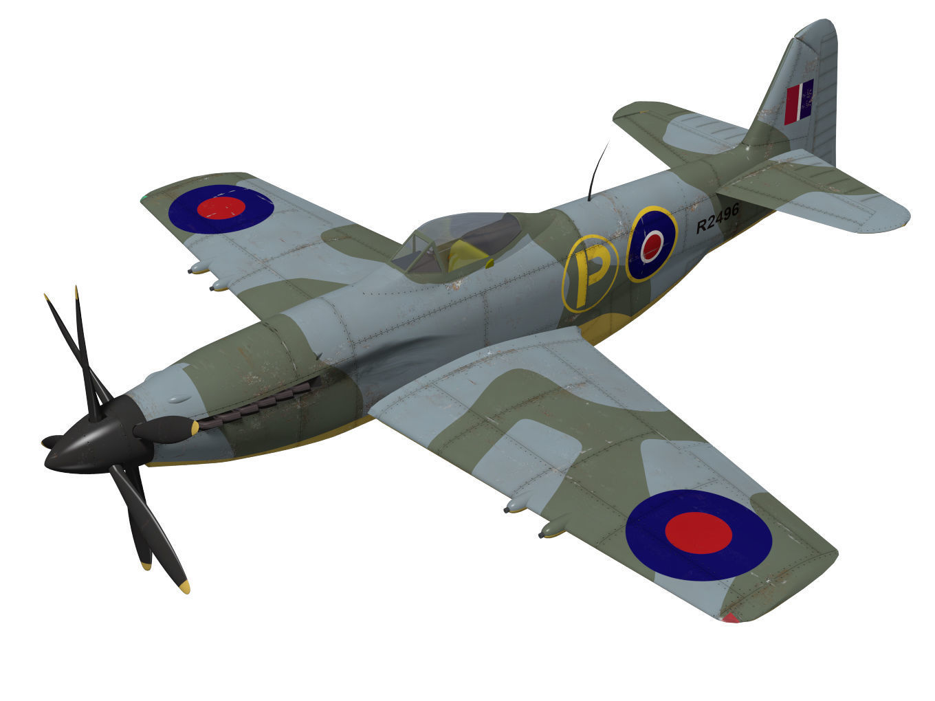 martin baker mb5 3D model | CGTrader