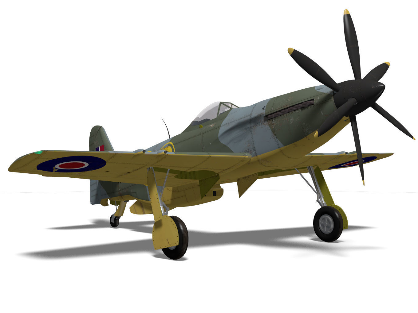 martin baker mb5 3D model | CGTrader