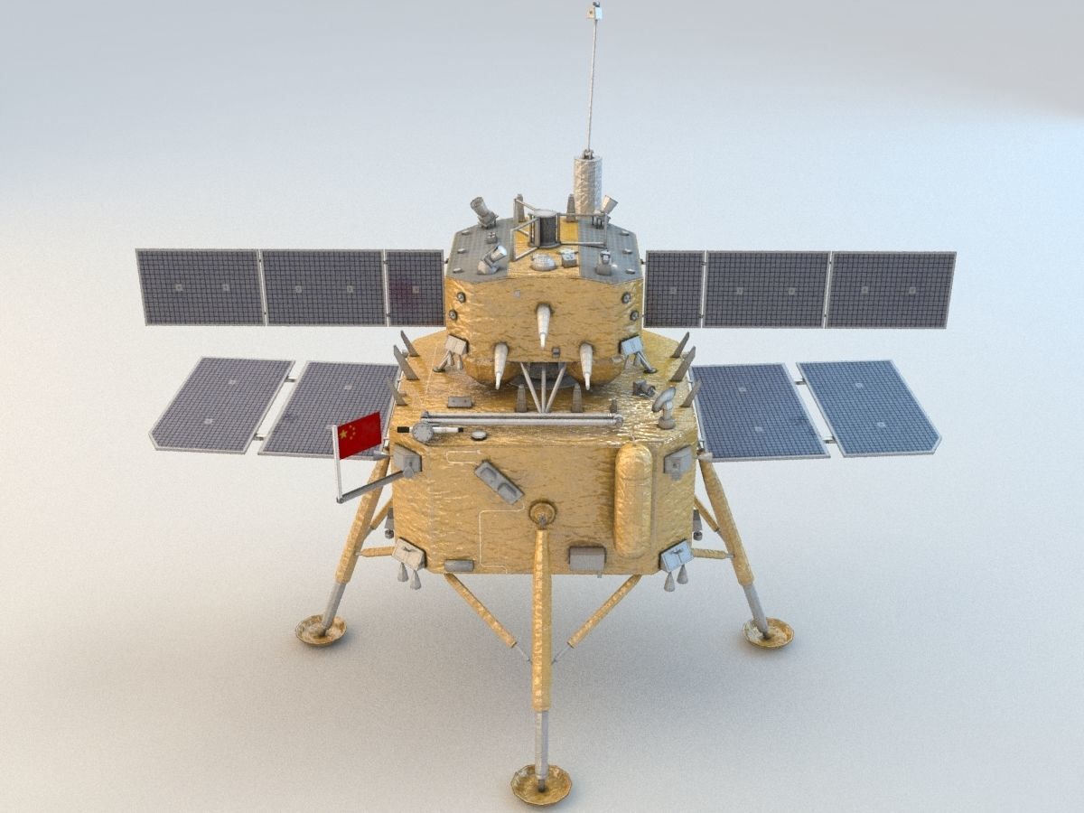 3D model Chinese lunar probe ChangE5 VR / AR / low-poly | CGTrader