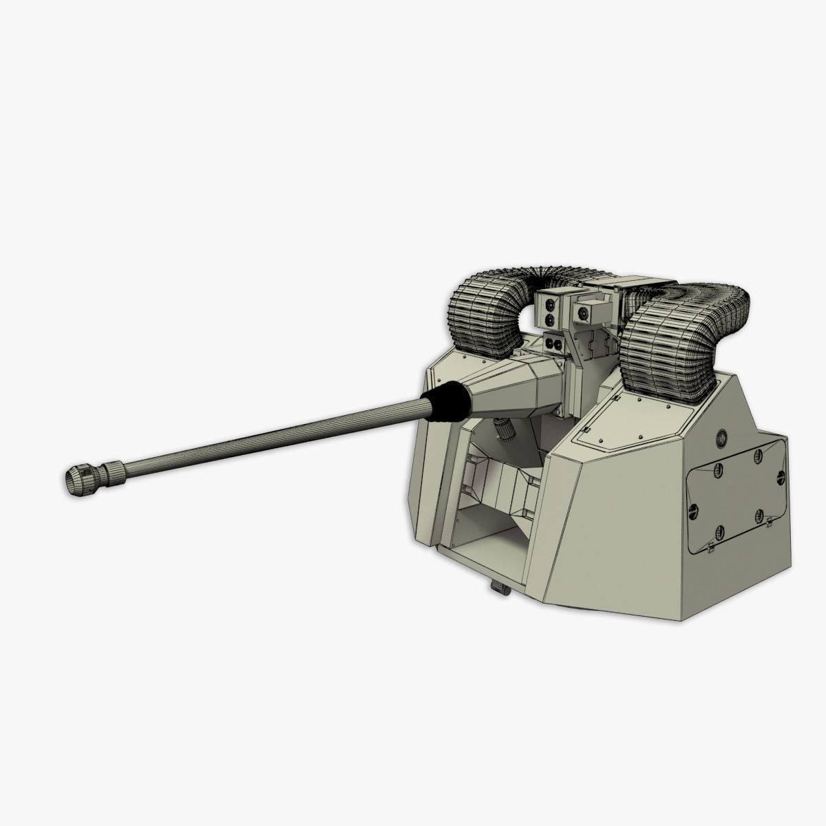 30MM Marlin WS rapid naval gun 3D model 3D model | CGTrader