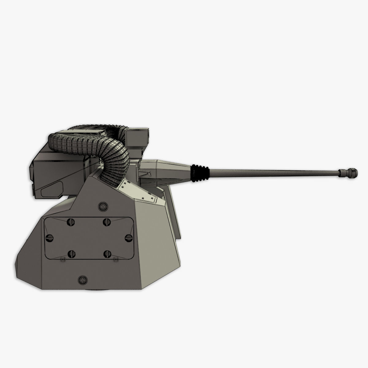 30MM Marlin WS rapid naval gun 3D model 3D model | CGTrader