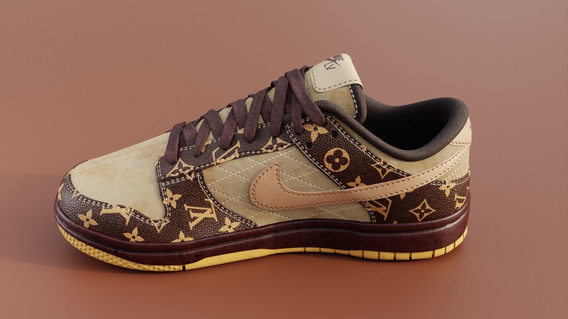 Nike Dunk Low 8 Pieces 3D Model Collection | CGTrader