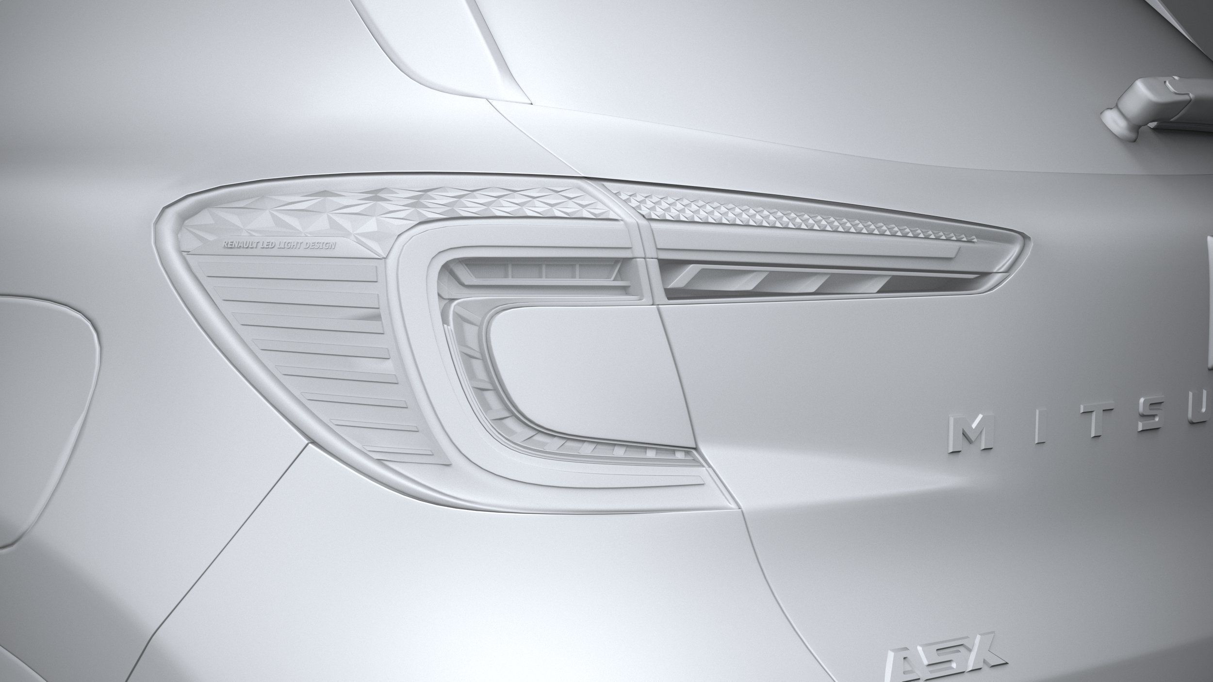 Mitsubishi ASX 2024 3D model | CGTrader