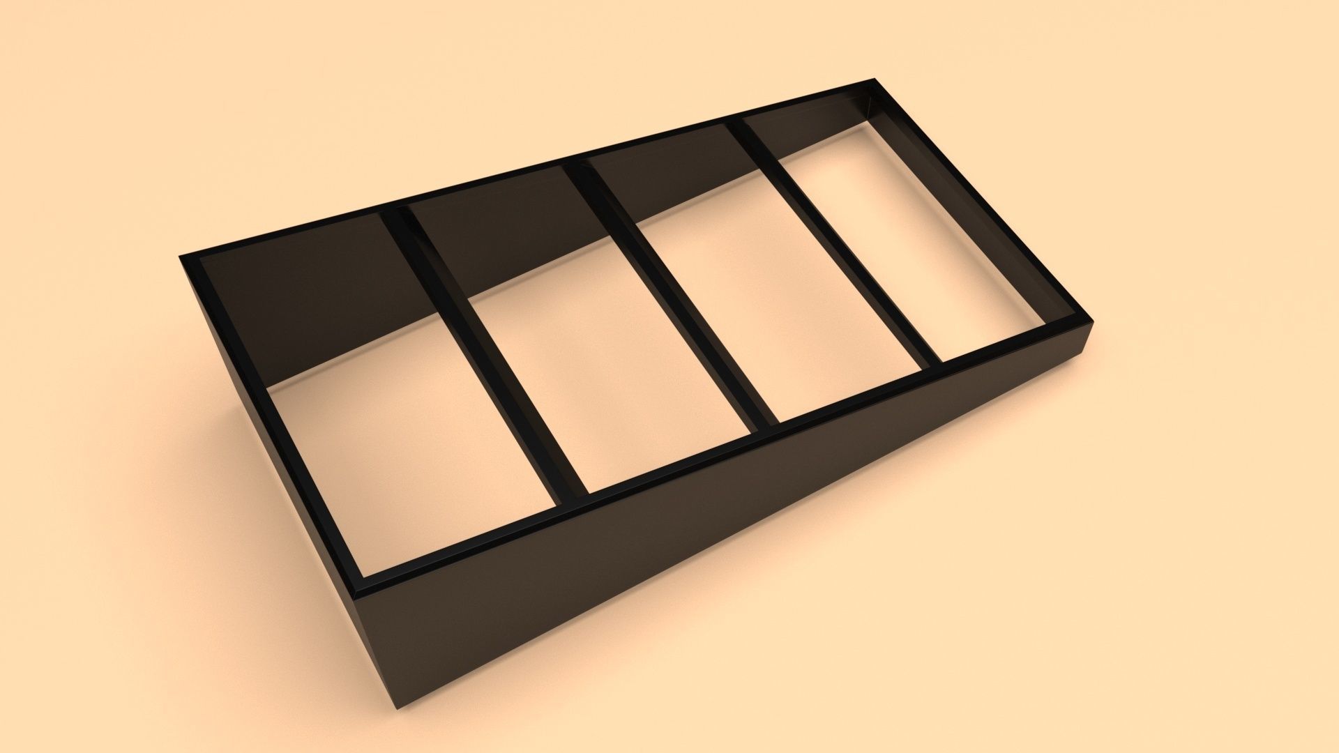 Black Lego Slope Bar 3D model | CGTrader