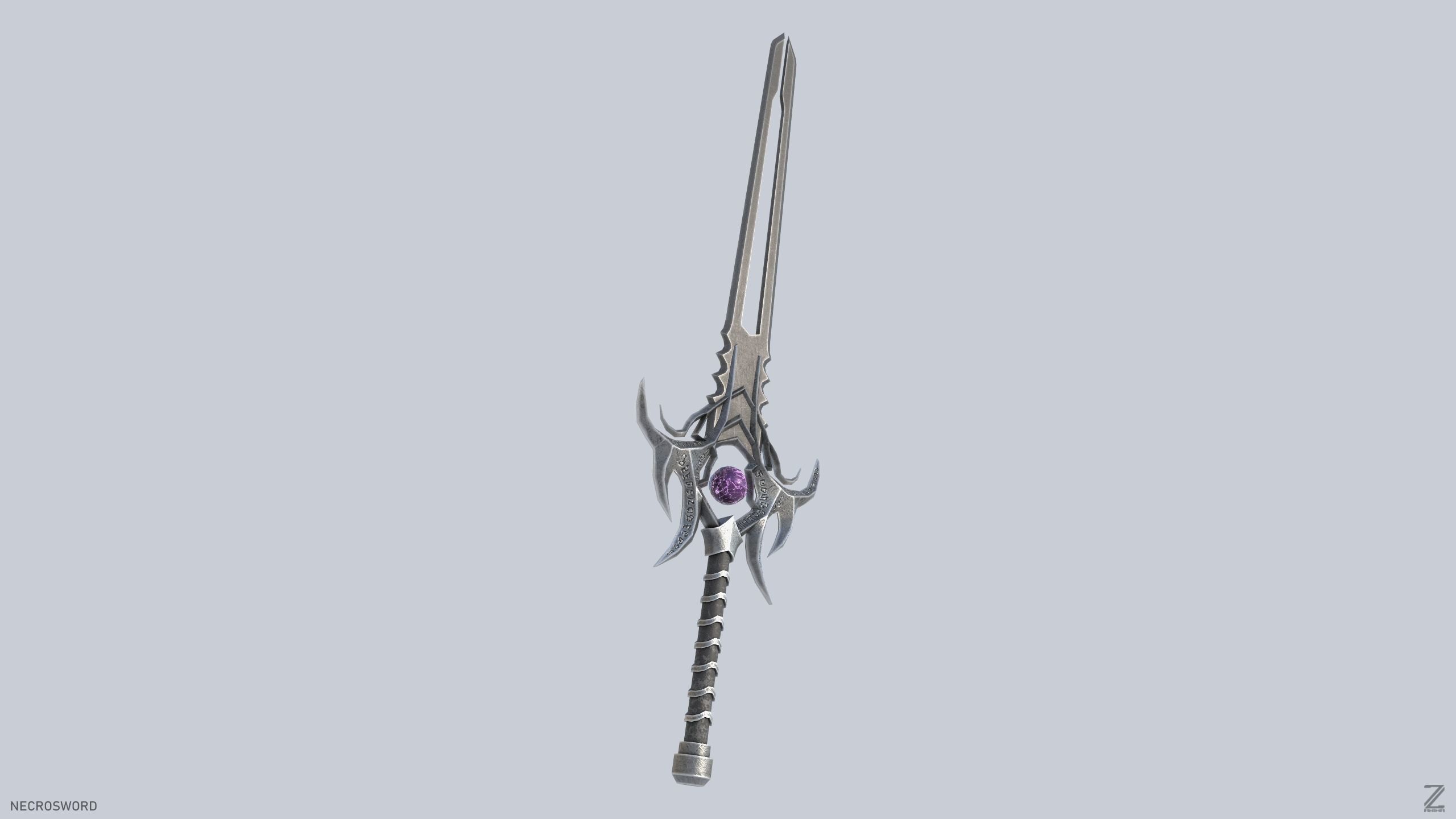 3D model Necrosword VR / AR / low-poly | CGTrader