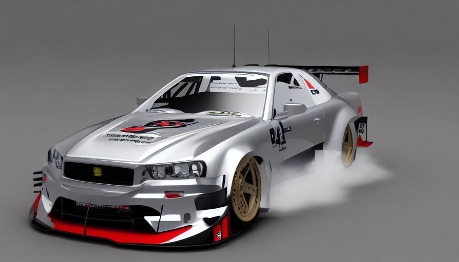 GT R34 3D model | CGTrader