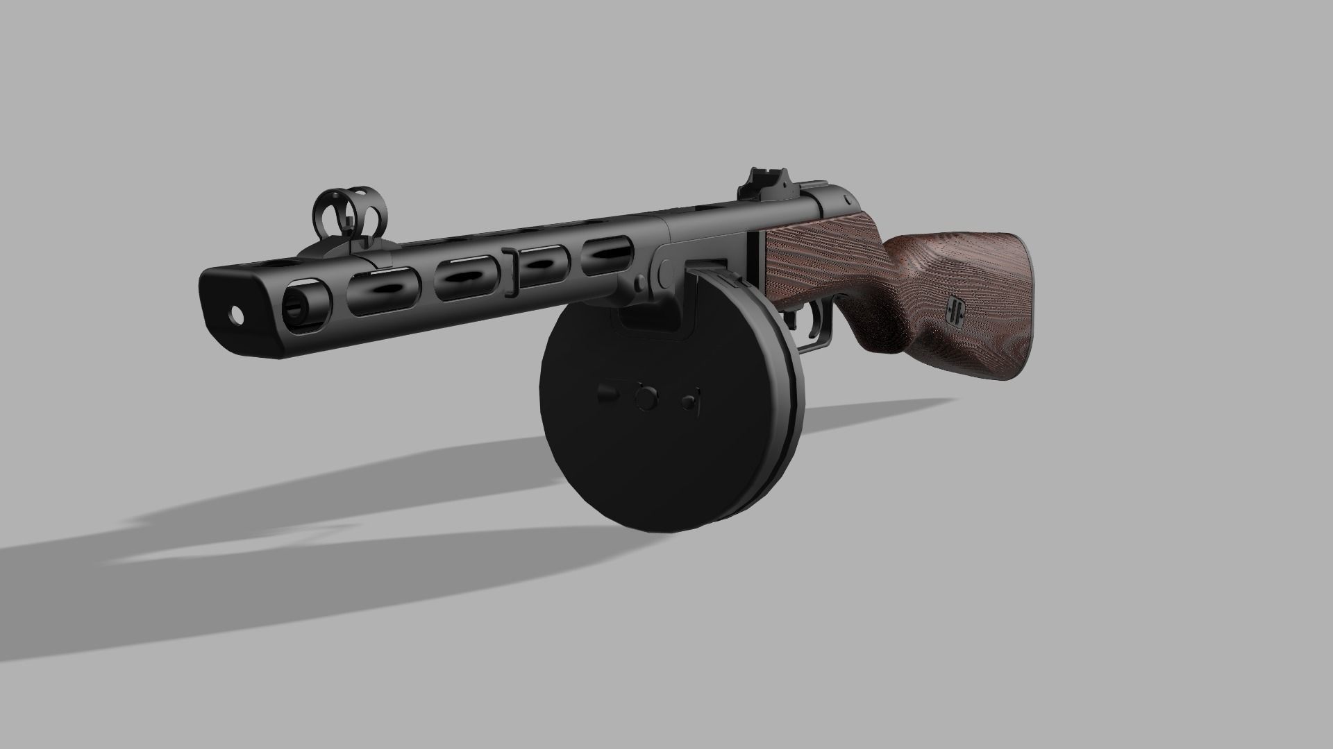 PPSH 41 3D model 3D printable | CGTrader