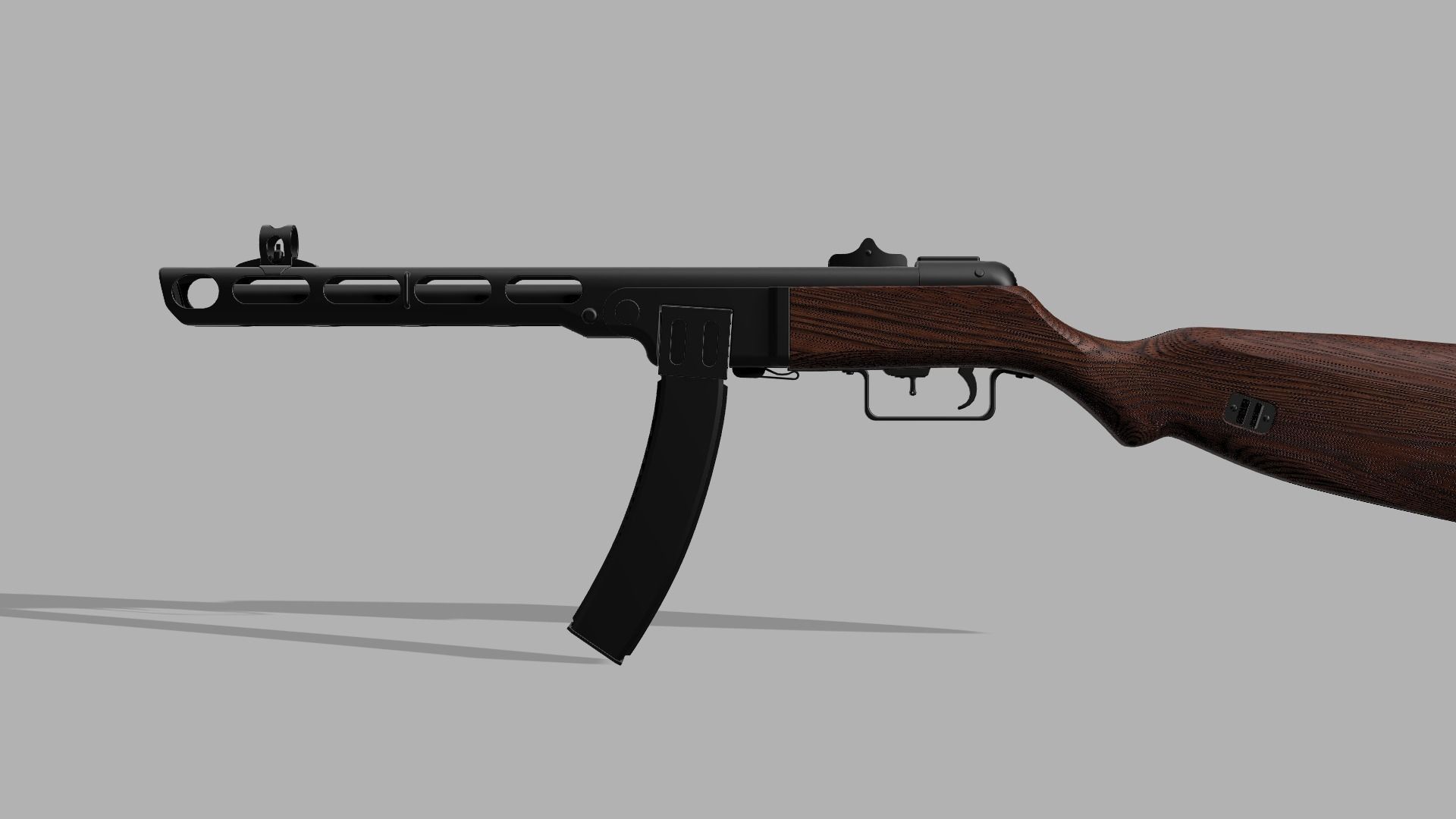PPSH 41 3D model 3D printable | CGTrader