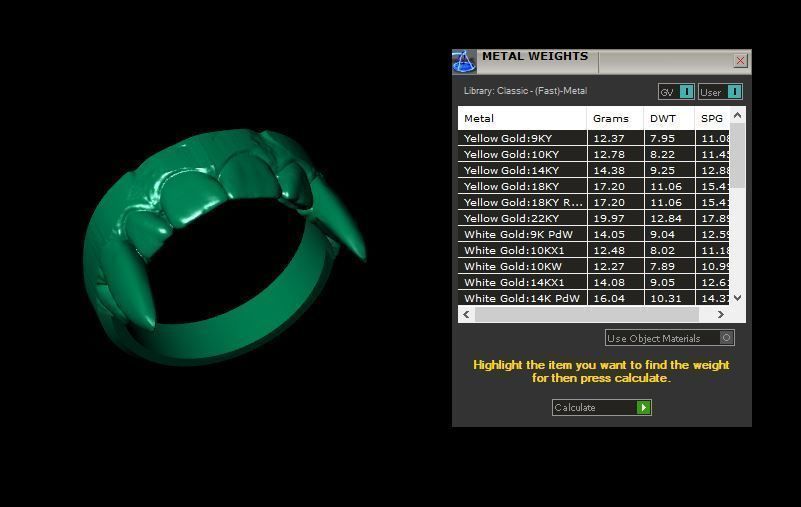 Vampire Teeth Rings For Halloween 3D model 3D printable | CGTrader