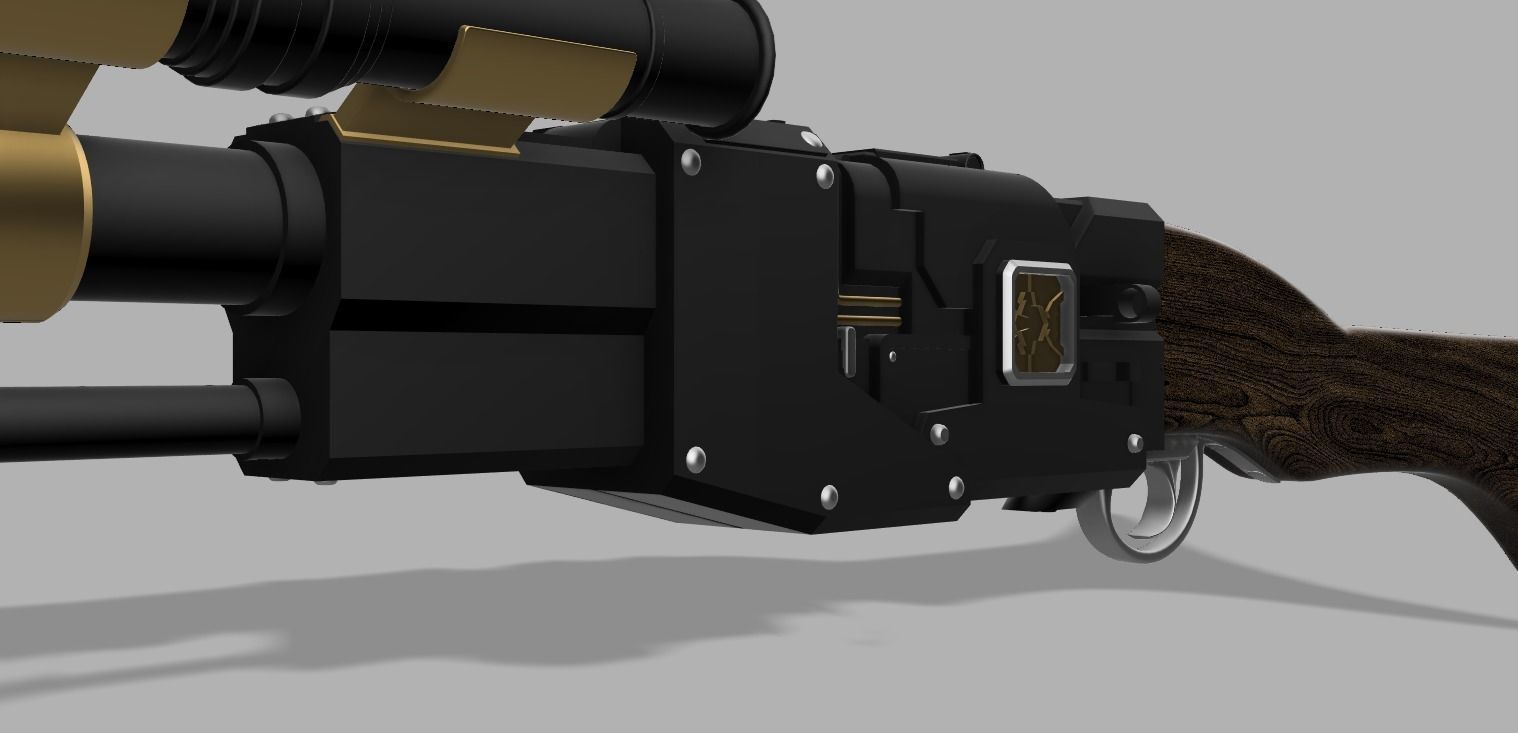 Amban Rifle The Mandalorian 3D model 3D printable | CGTrader