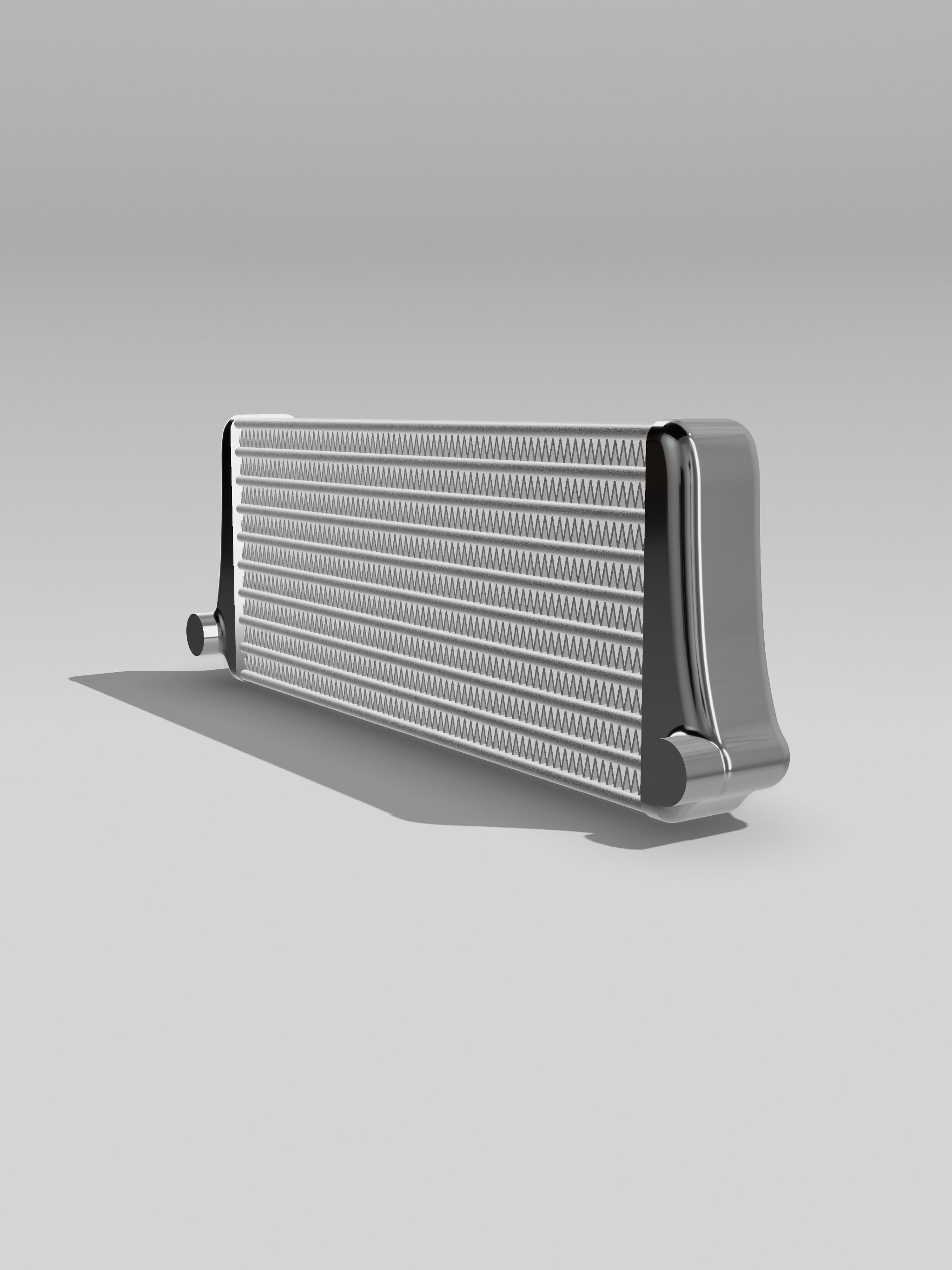 Detailed air to air Intercooler 3 sizes 3D model 3D printable | CGTrader