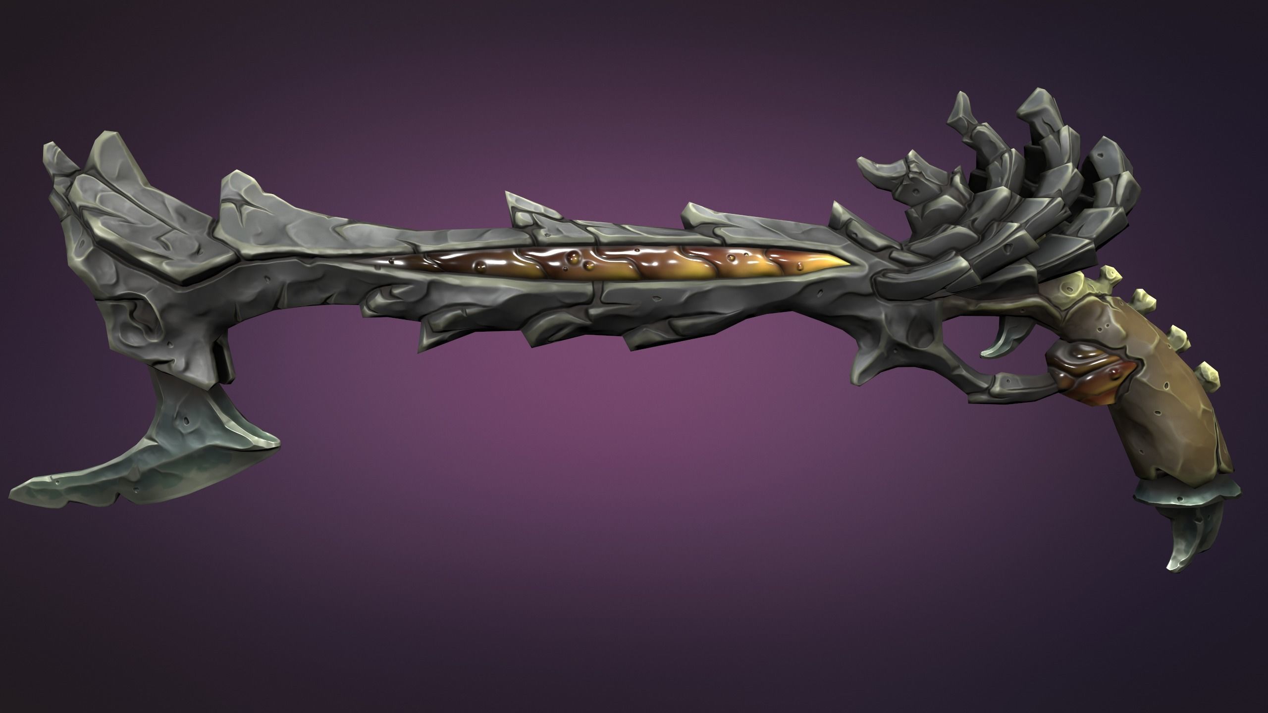 3D model Undead musket VR / AR / low-poly | CGTrader