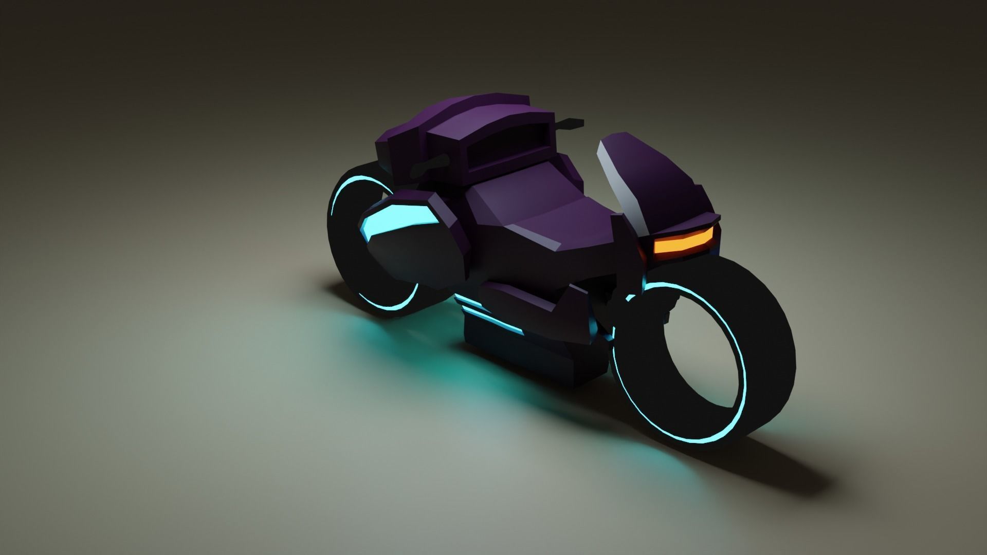 3D model Low Poly Sport Bike VR / AR / low-poly | CGTrader