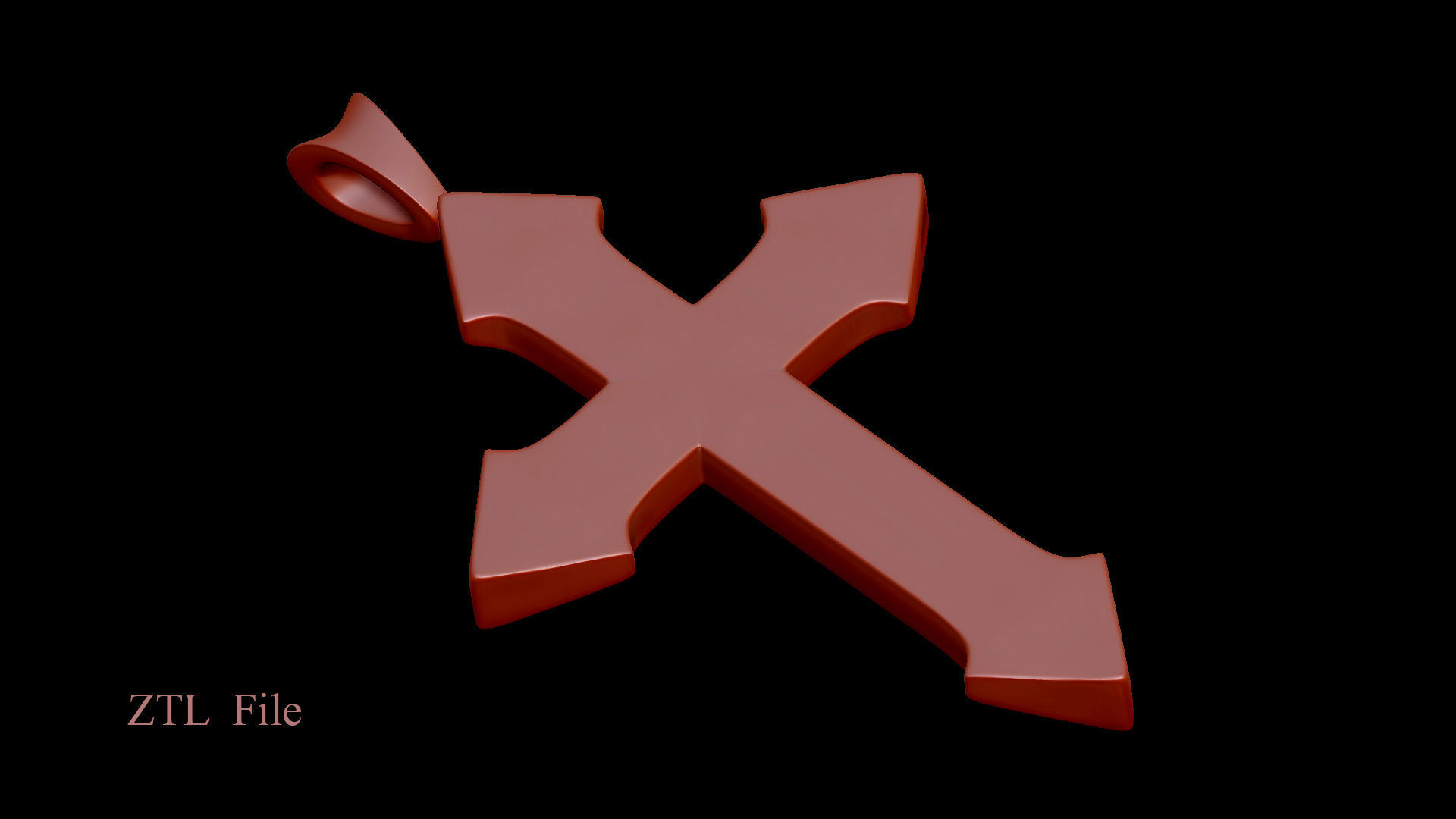 Arrow-shaped Cross STL Files 3D model 3D printable | CGTrader