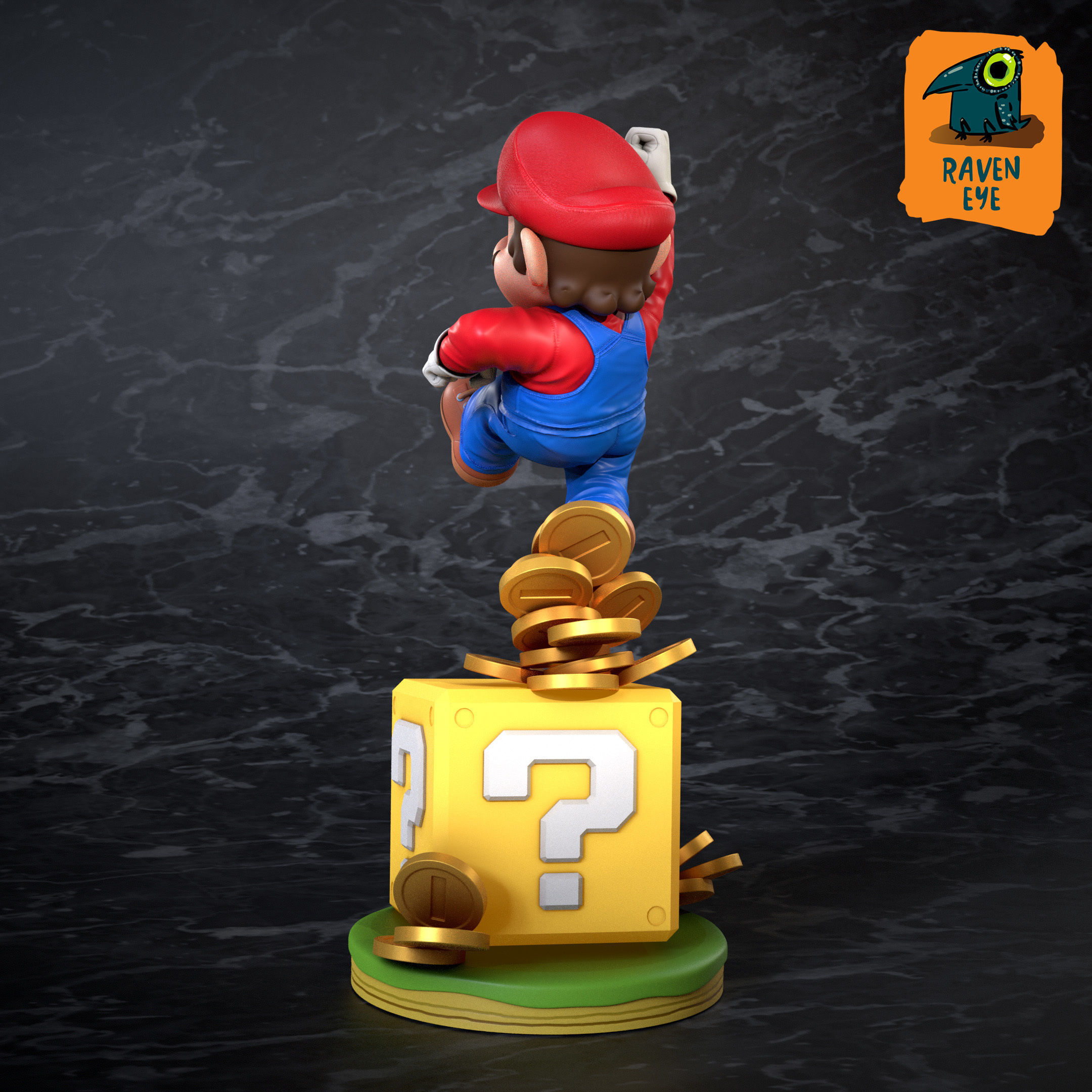 Mario from Super Mario animation 3D model 3D printable | CGTrader
