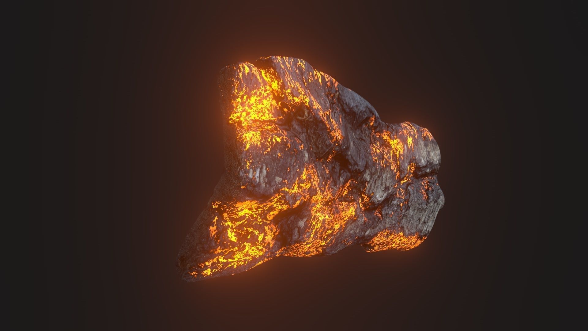 3D model Burned wooden log VR / AR / low-poly | CGTrader