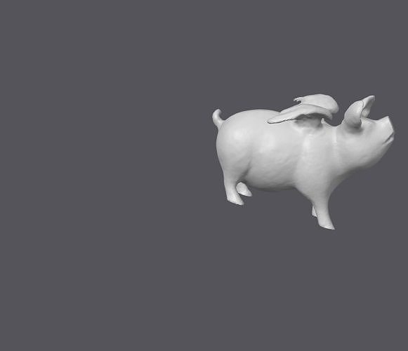 When Pigz Fly 3D model 3D printable | CGTrader