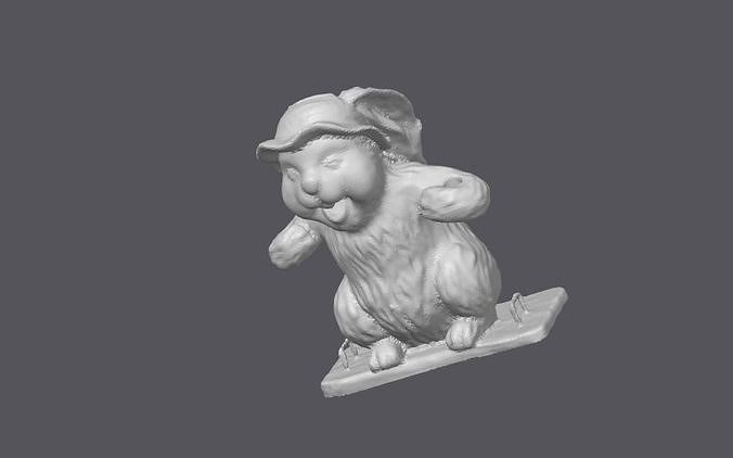 Garage Bunny 3D model 3D printable | CGTrader