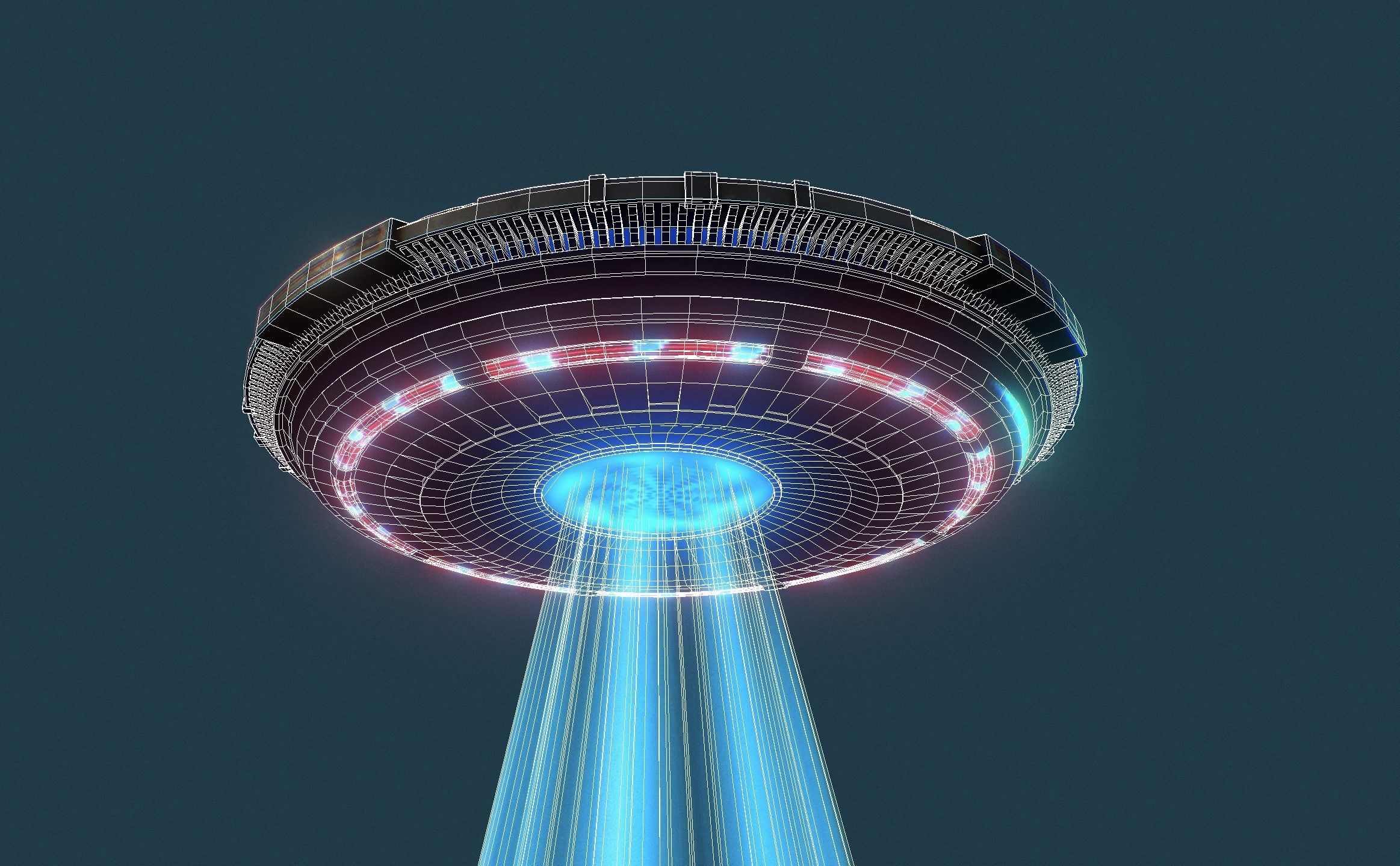 3D model UFO - Animated VR / AR / low-poly | CGTrader