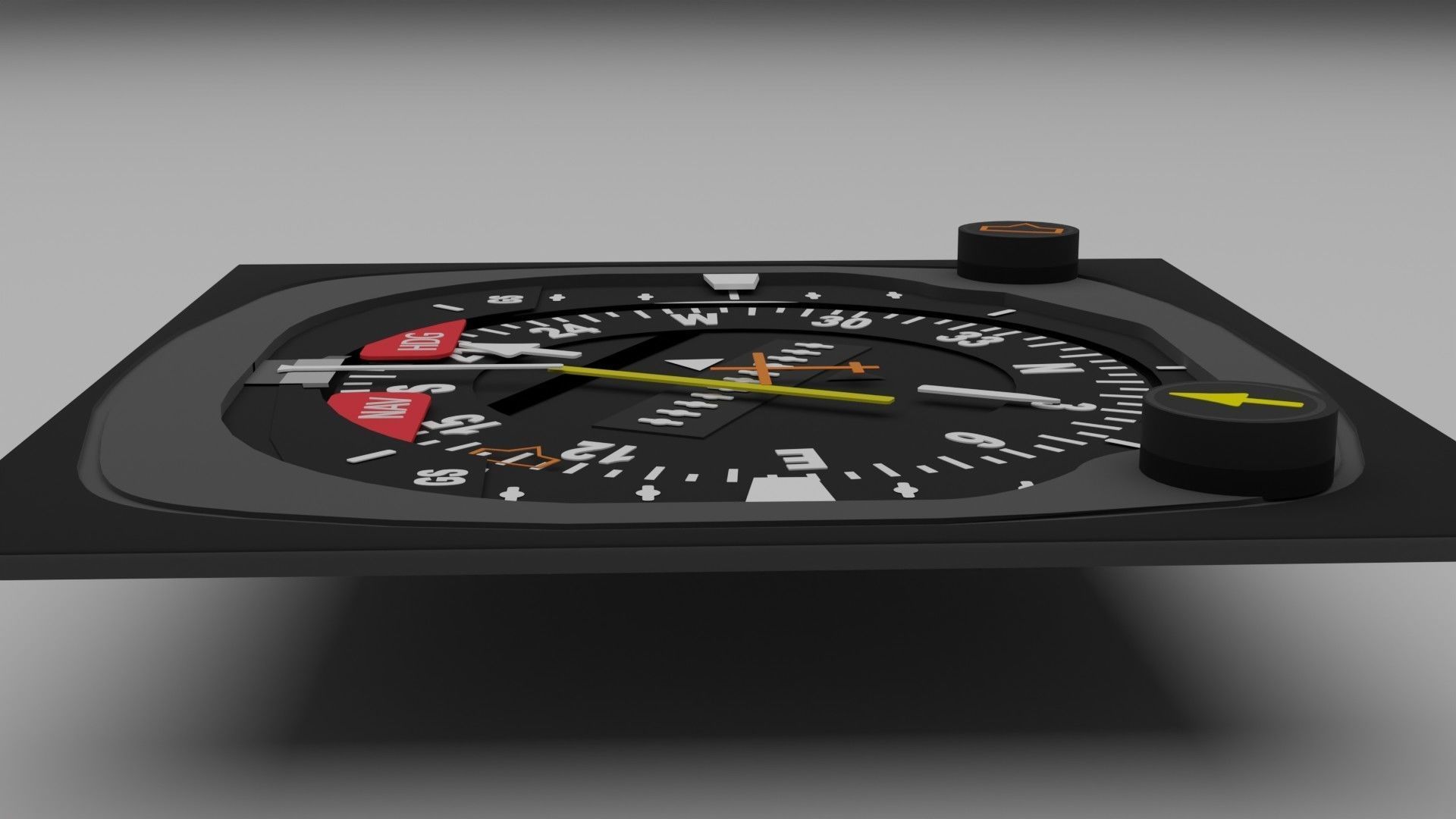 Horizontal Situation Indicator 3D model | CGTrader