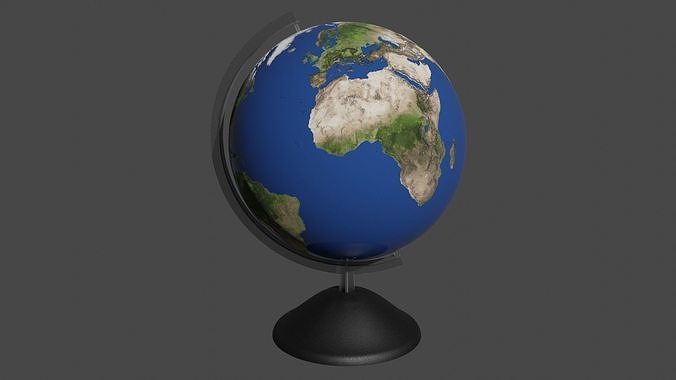 earth globe free 3D model | CGTrader