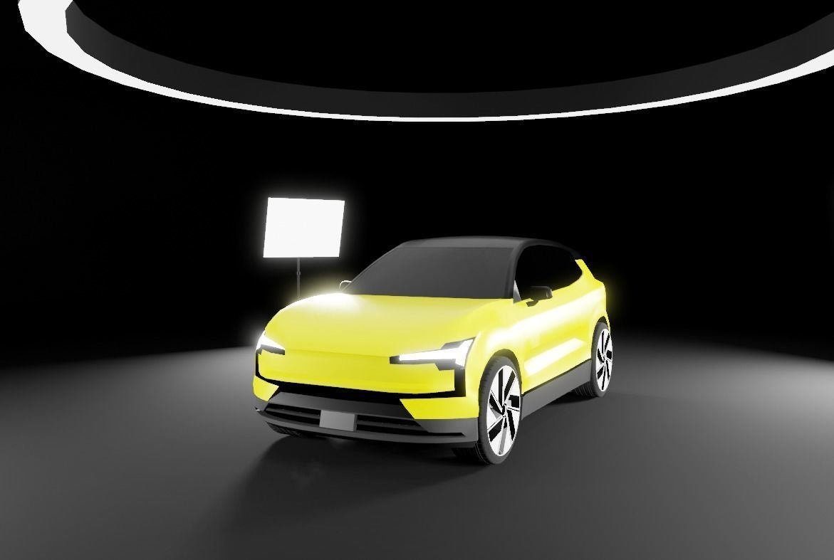 3D model volvo EX30 VR / AR / low-poly | CGTrader