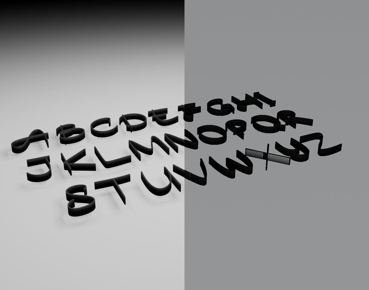 Barokah Signature Text 3D model 3D printable | CGTrader