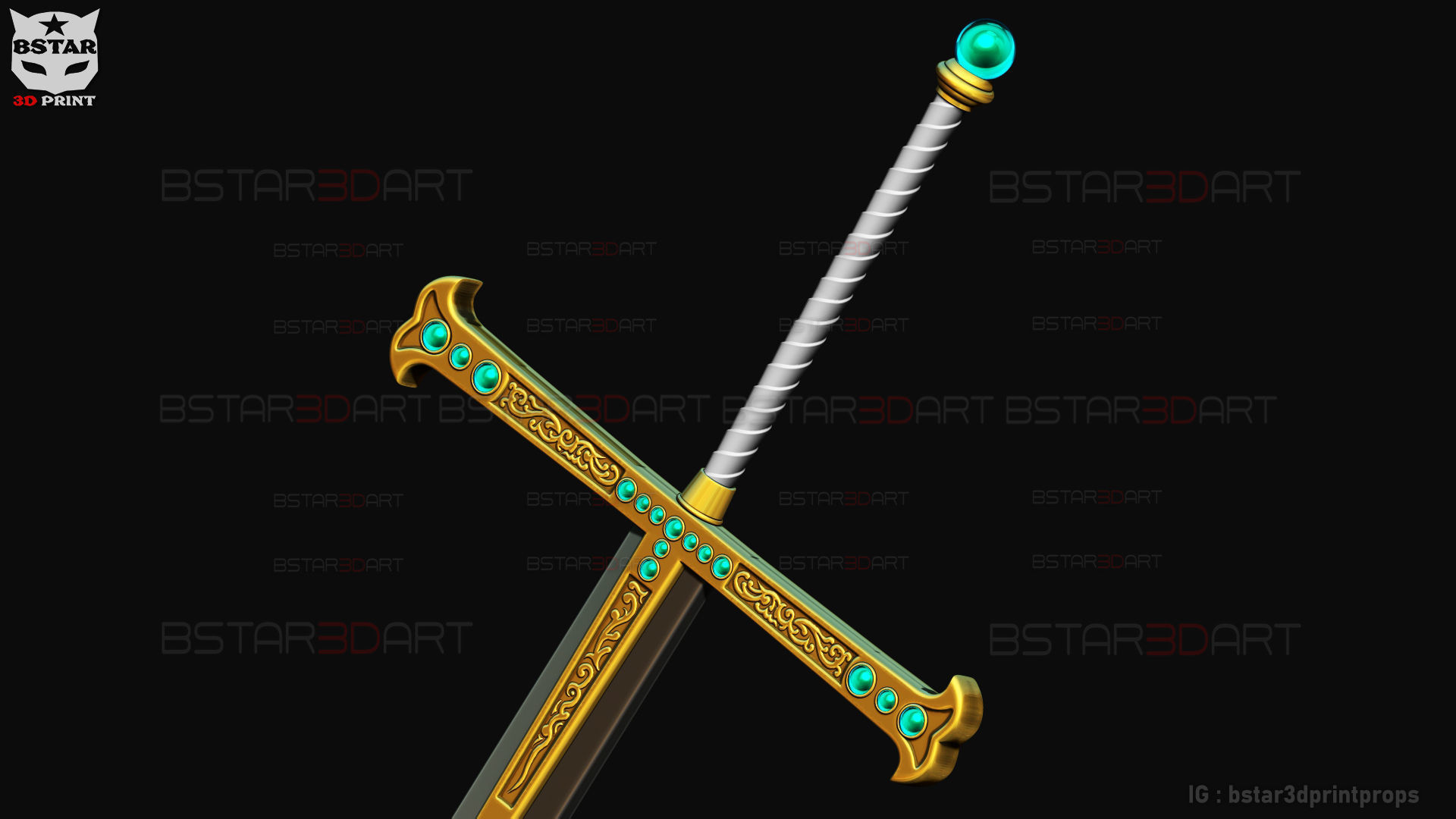 Yoru Sword - Mihawk Weapon High Quality - One Piece Live Action 3D ...