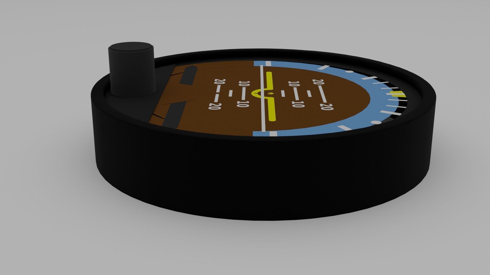 Attitude indicator 3D model | CGTrader