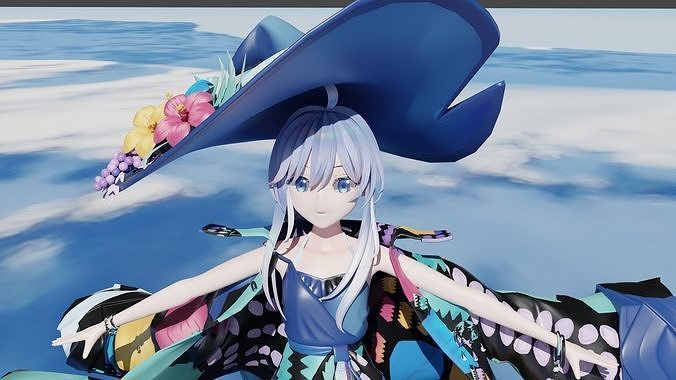 3D model Irena Girl VR / AR / low-poly | CGTrader