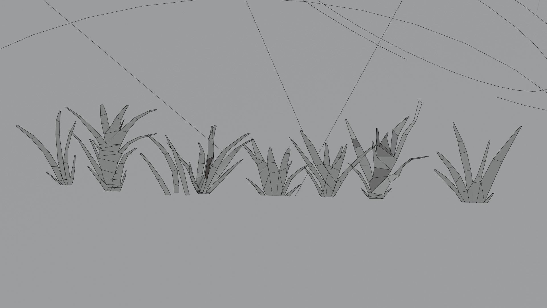 3D model Ultimate Low-Poly Grass Pack for Game ArchViz 2023 VR / AR ...
