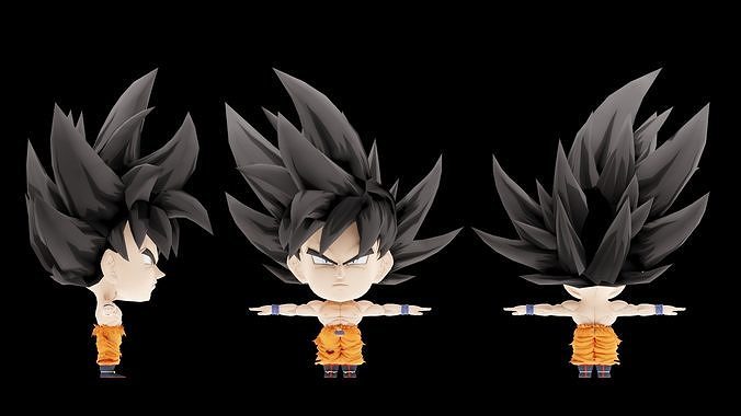 3D model MINI GOKU VR / AR / low-poly | CGTrader