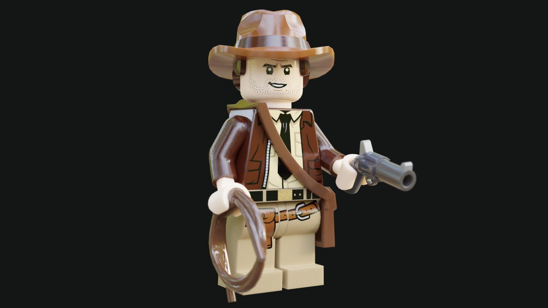 Indiana Jones Lego Minifigures 3D model | CGTrader