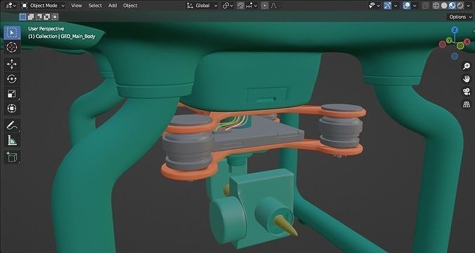 Drone Free free VR / AR / low-poly 3D model | CGTrader