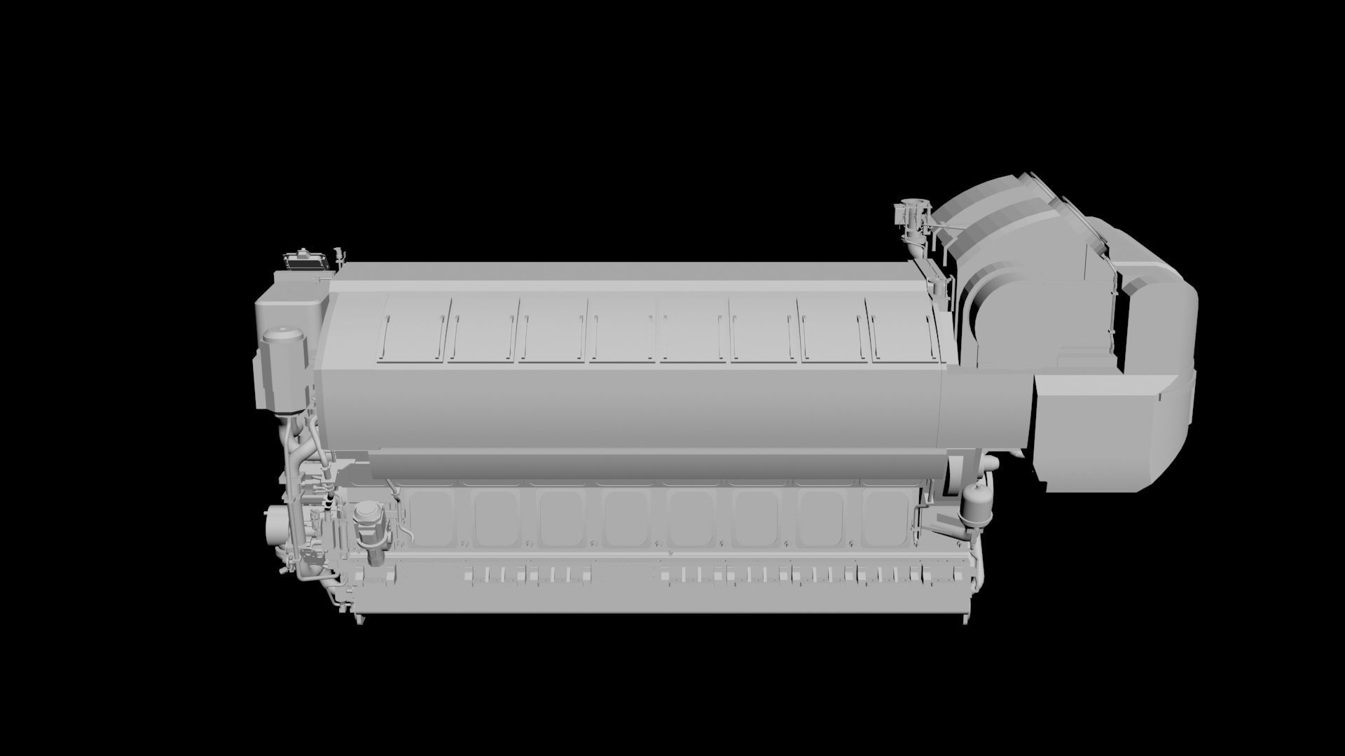 3D model Wartsila Engine Marine VR / AR / low-poly | CGTrader